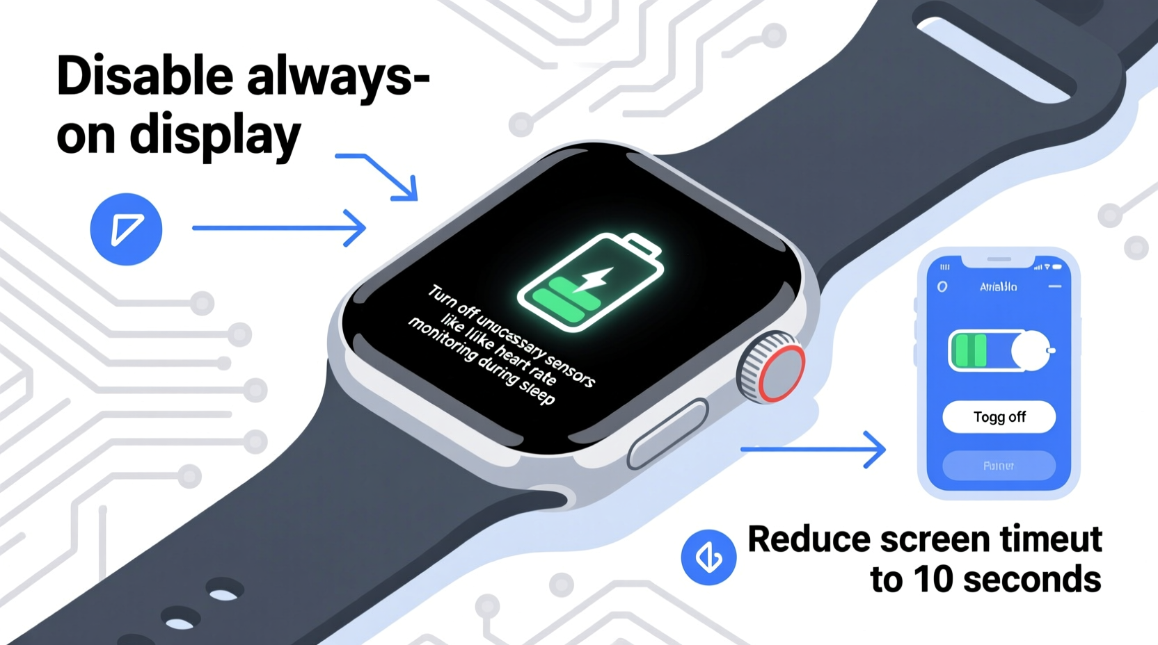How To Stop Your Smartwatch From Draining Battery Overnight Without ...