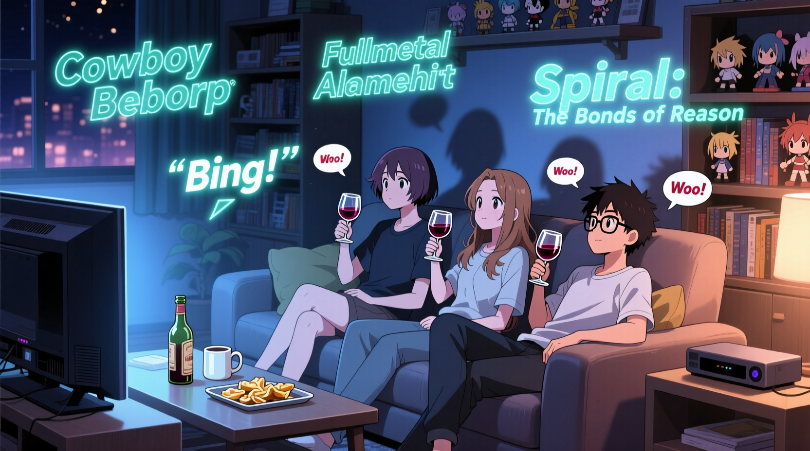Is Drinking Wine During Anime Marathons A Growing Trend