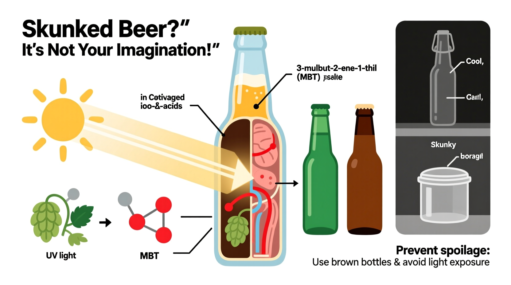 Why Does My Beer Smell Skunky Causes And How To Prevent Spoilage