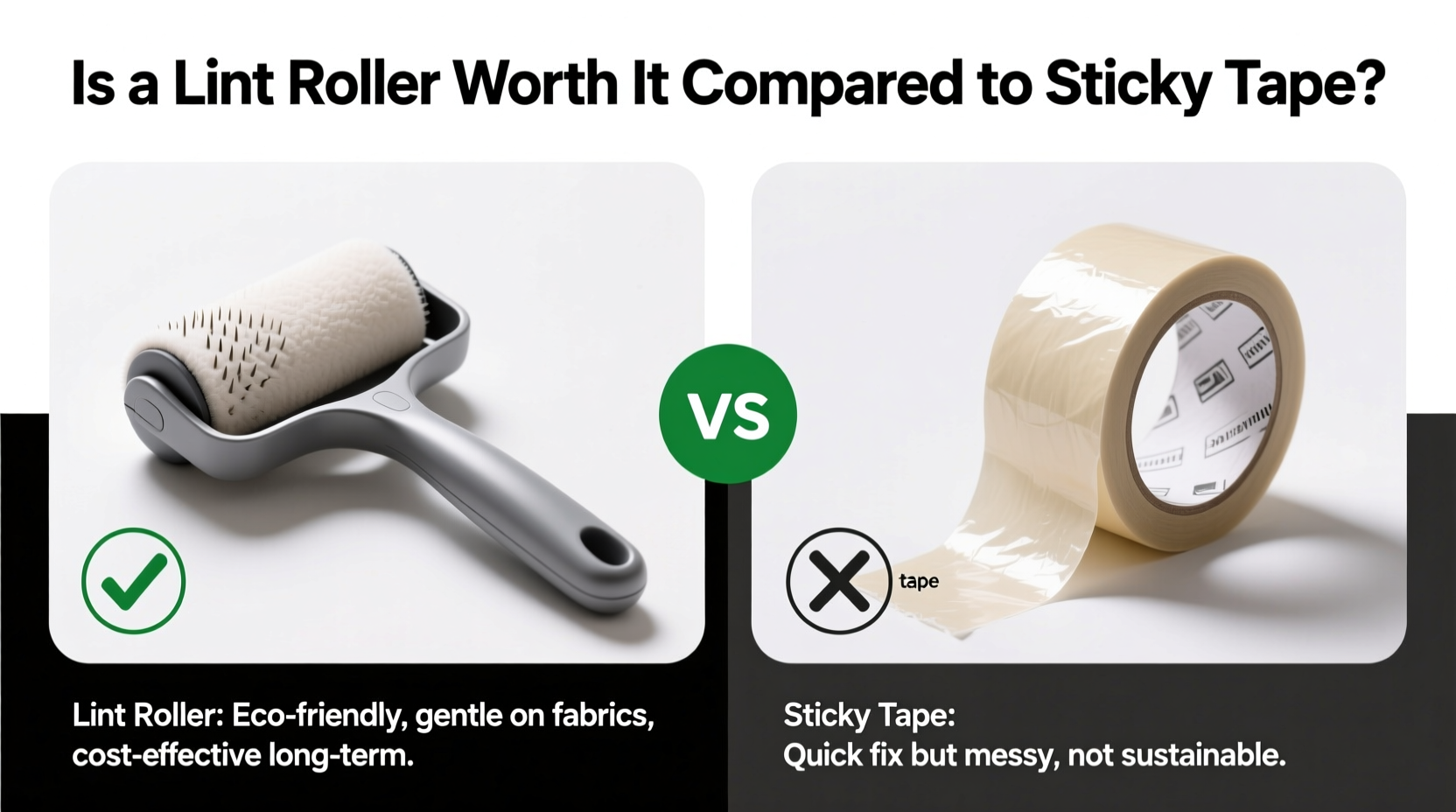 Is A Lint Roller For Clothes Worth It Compared To Sticky Tape