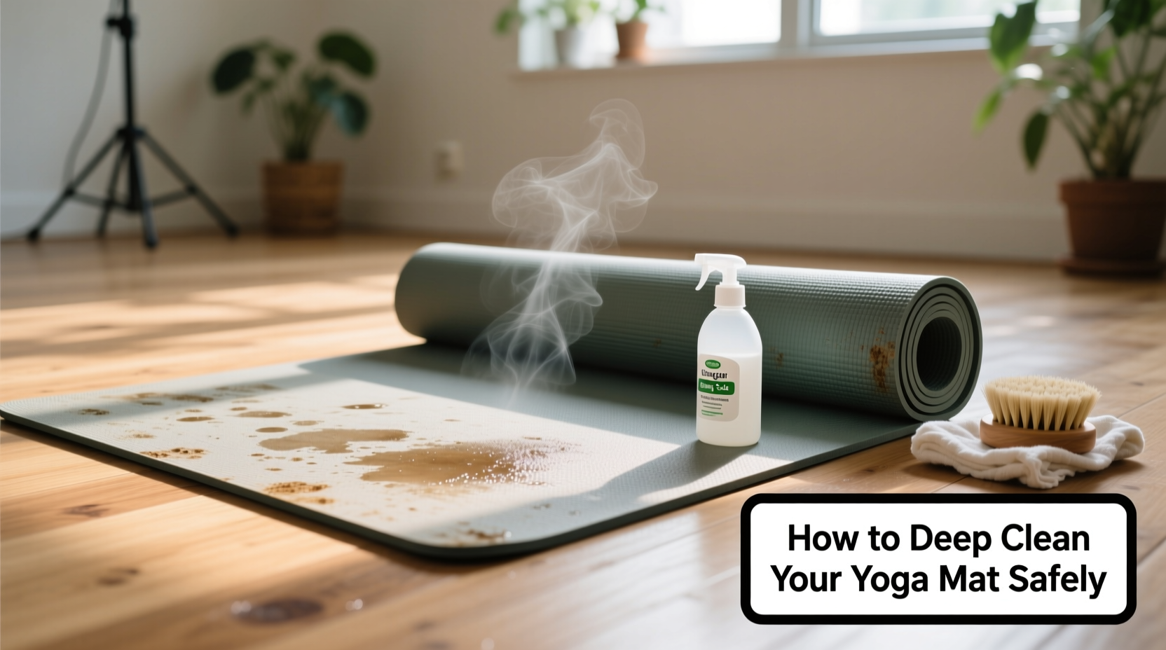 Why Does My Yoga Mat Smell Sour And How To Deep Clean It Safely