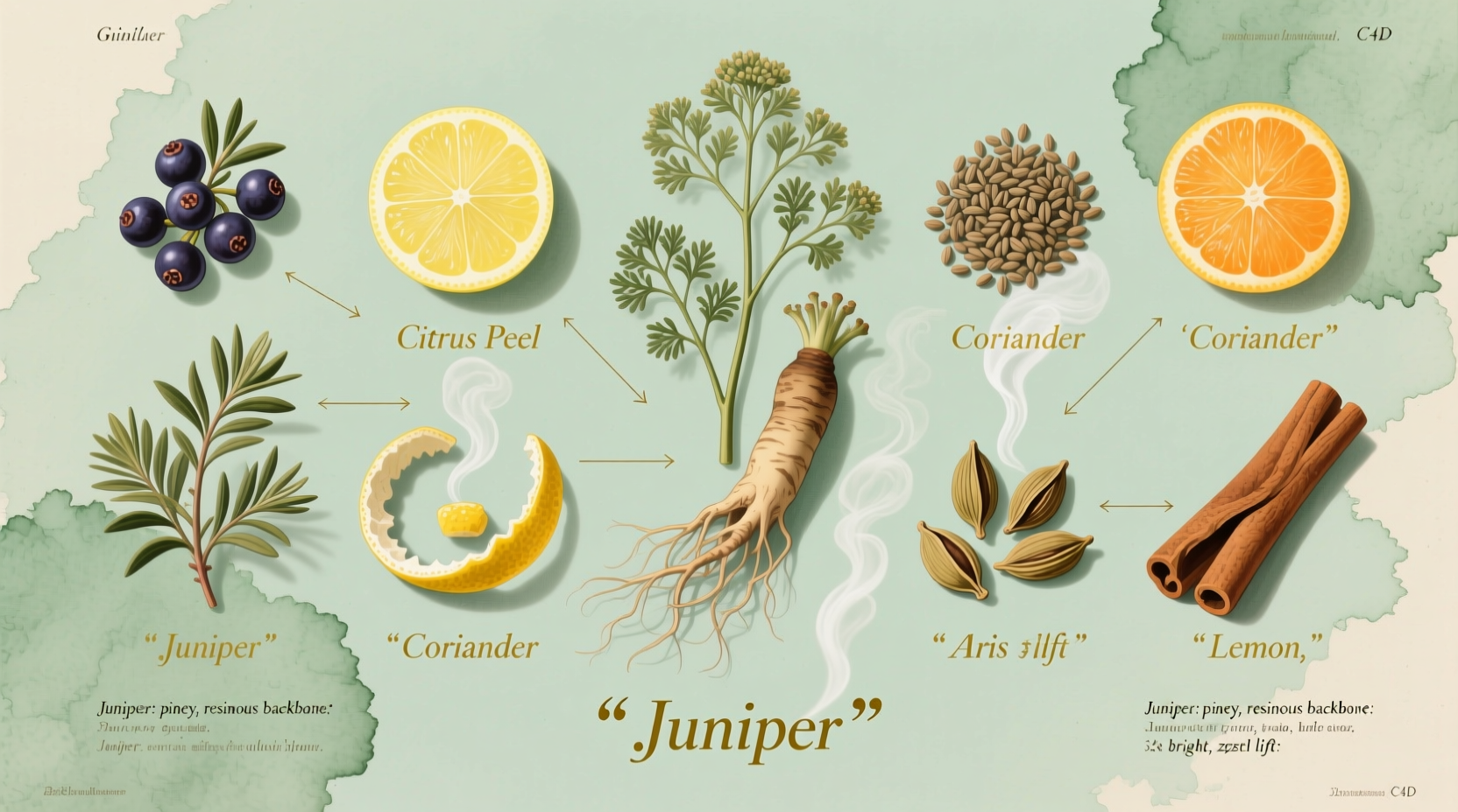 Gin Botanicals Guide How Each Ingredient Shapes The Taste