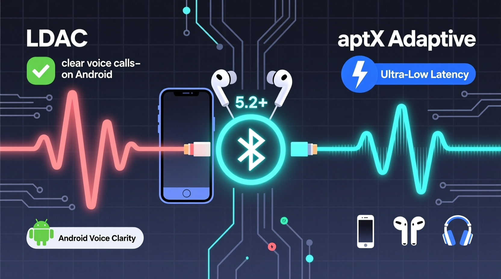 LDAC vs aptX Adaptive for Voice Calls