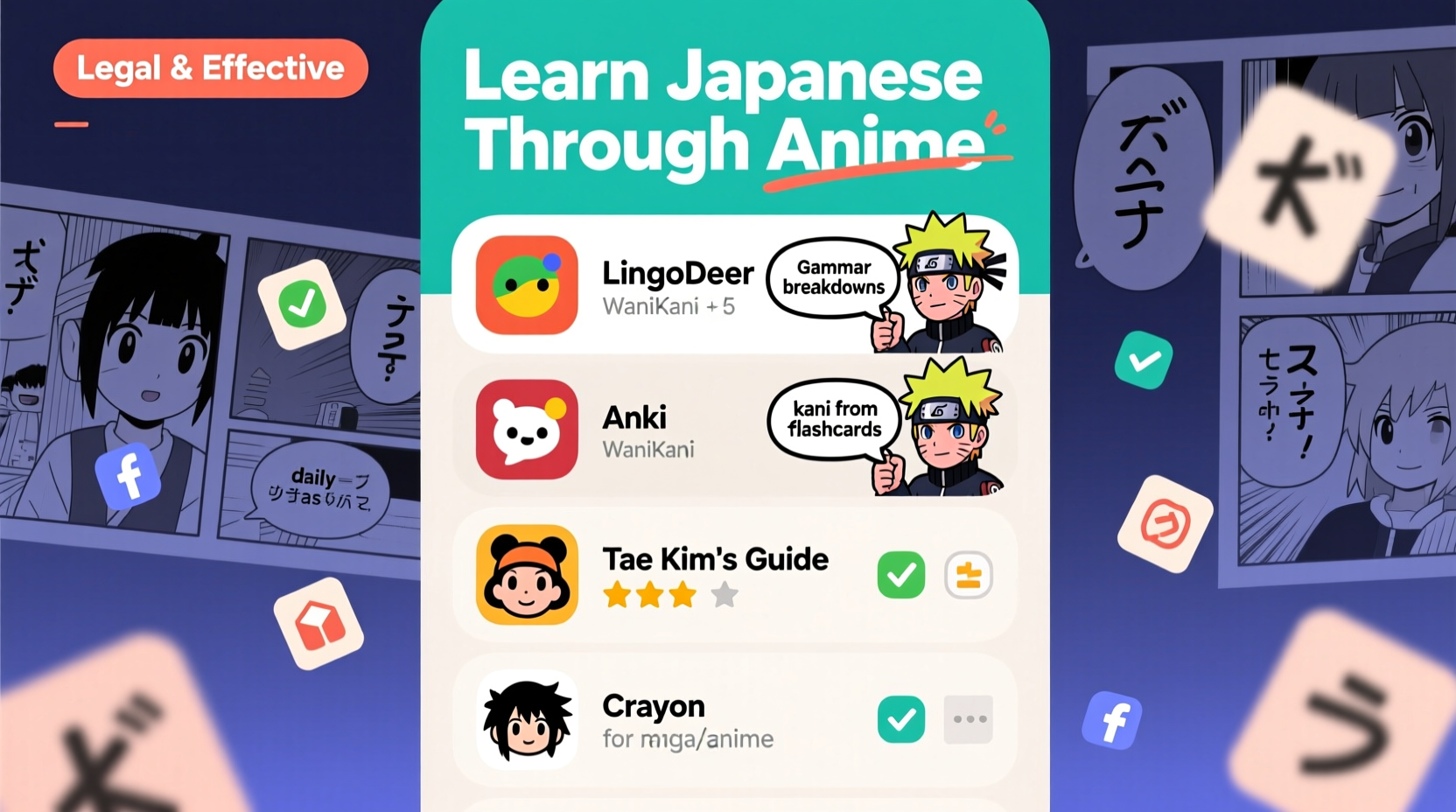 Best Apps For Learning Japanese Through Anime Legally And Effectively