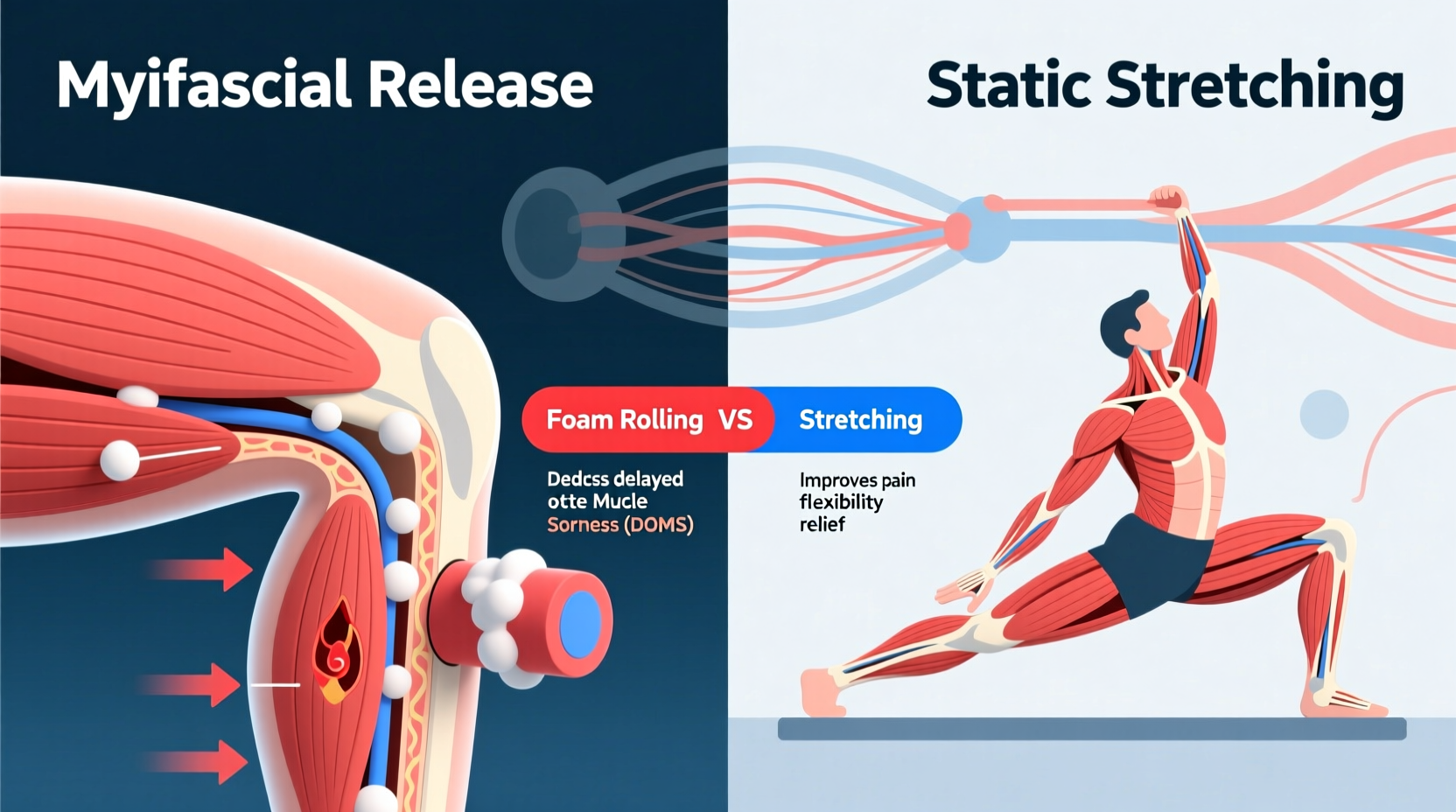 Foam Rolling Vs Stretching Which Actually Helps Soreness After Leg Day