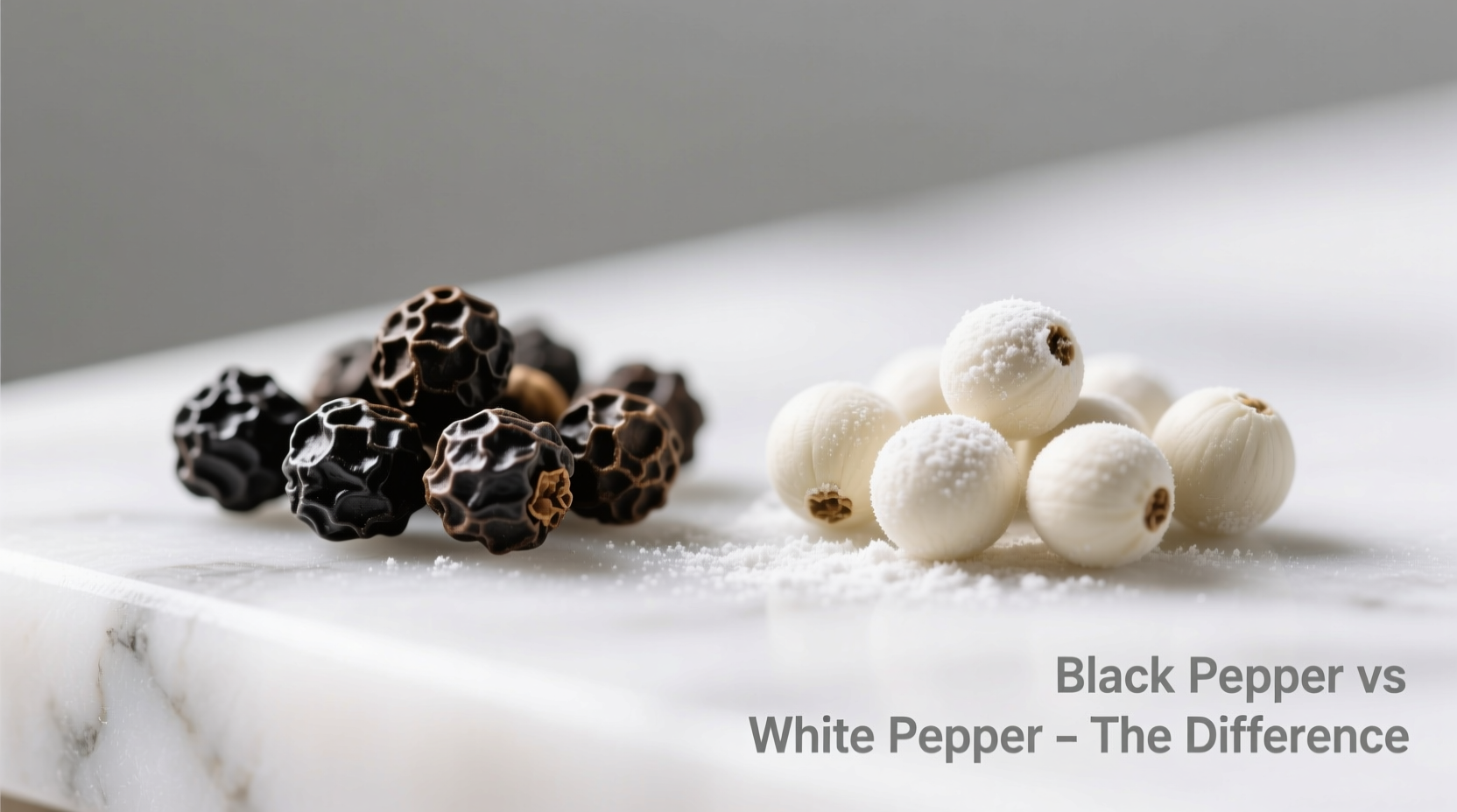 White Pepper vs Black Pepper: Key Differences Explained