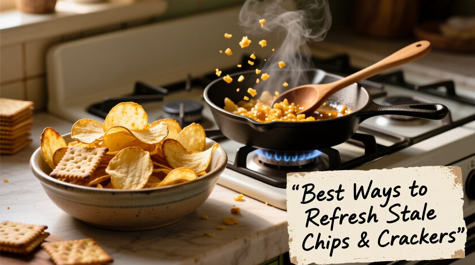 Best Ways To Refresh Stale Chips And Crackers At Home