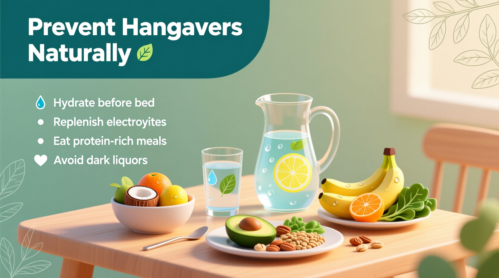 How To Prevent Hangovers Naturally Based On Hydration And Nutrition