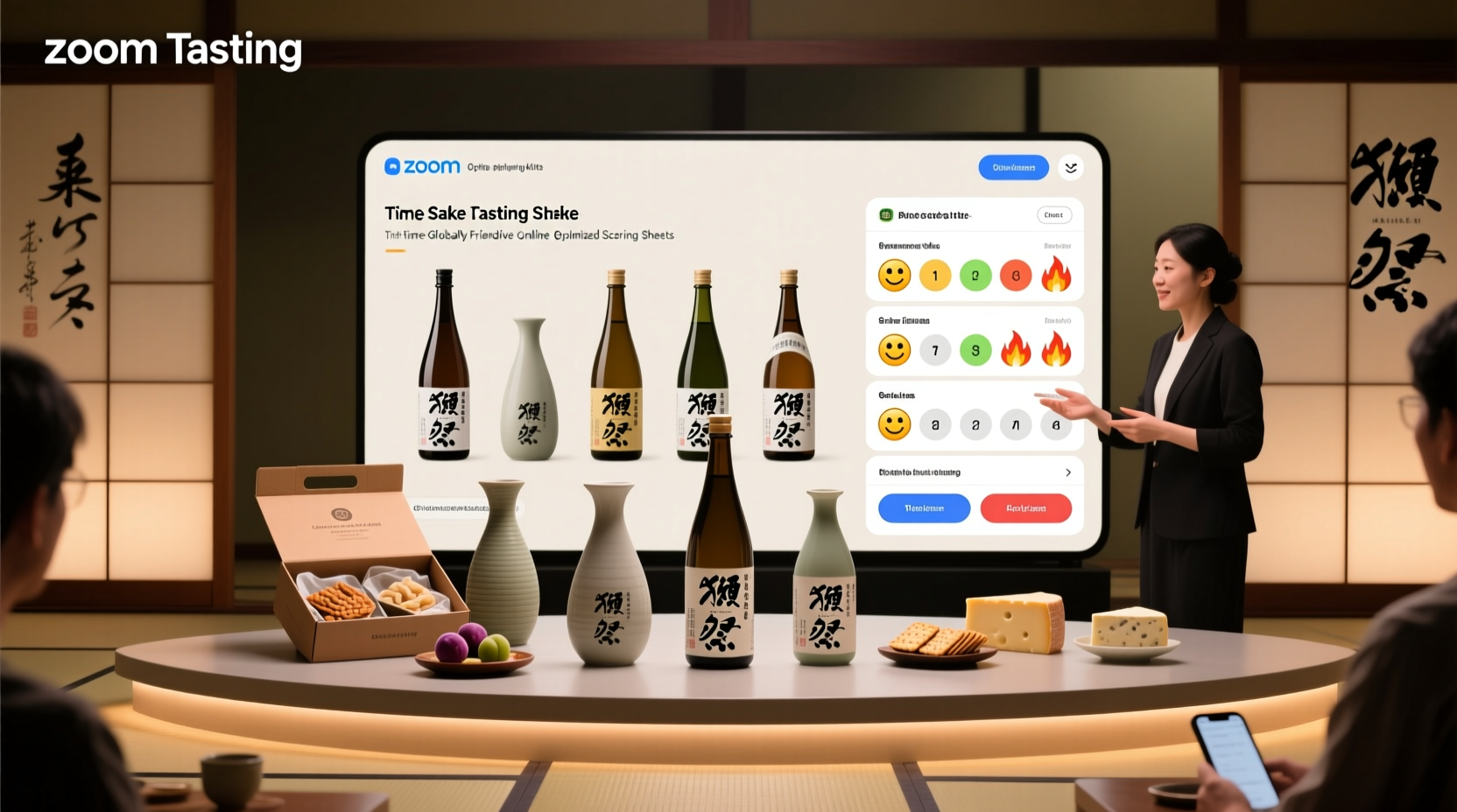 How To Host A Virtual Sake Tasting With Time-zone-friendly Pairing Kits ...