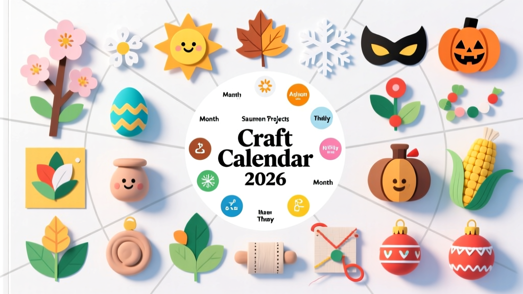 Seasonal Craft Calendar: Month-by-Month Project Ideas (2026) | Kids ...