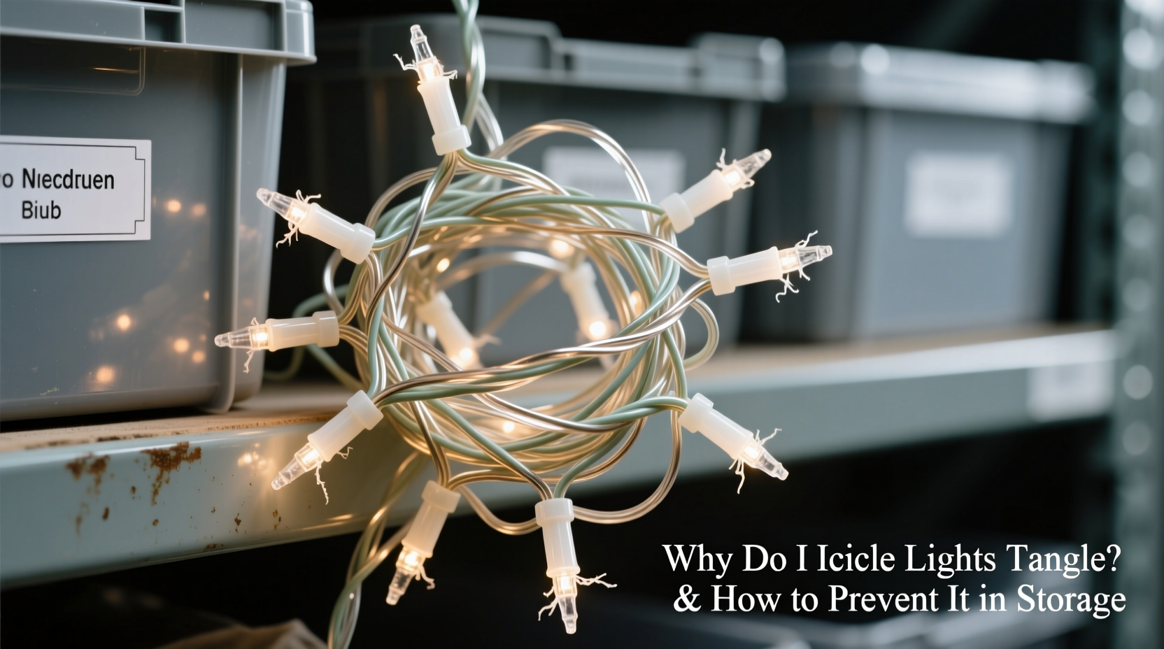 Why Do Icicle Lights Tangle So Easily And How To Prevent It In Storage