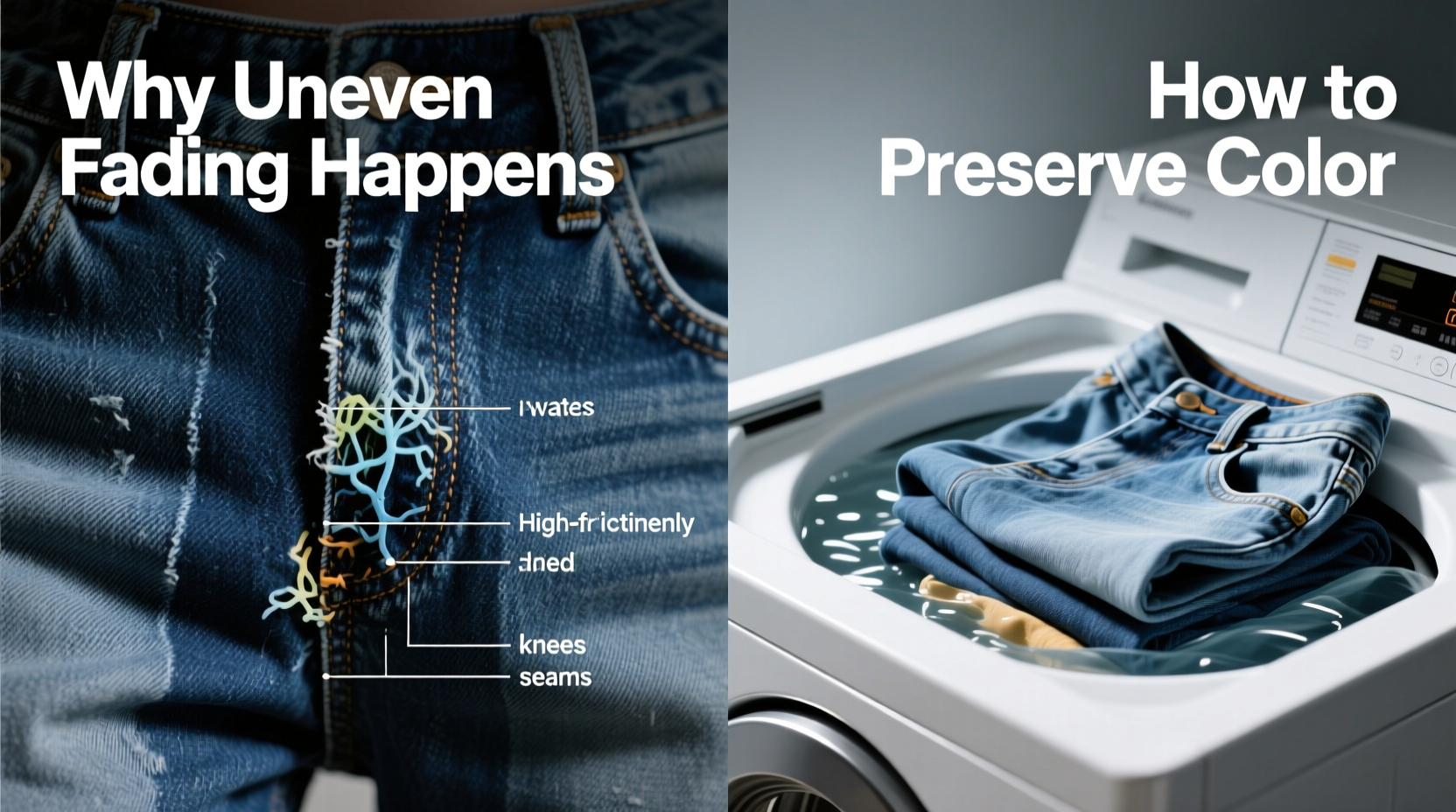 Why Do Some Jeans Fade Unevenly And How To Preserve Color Longer