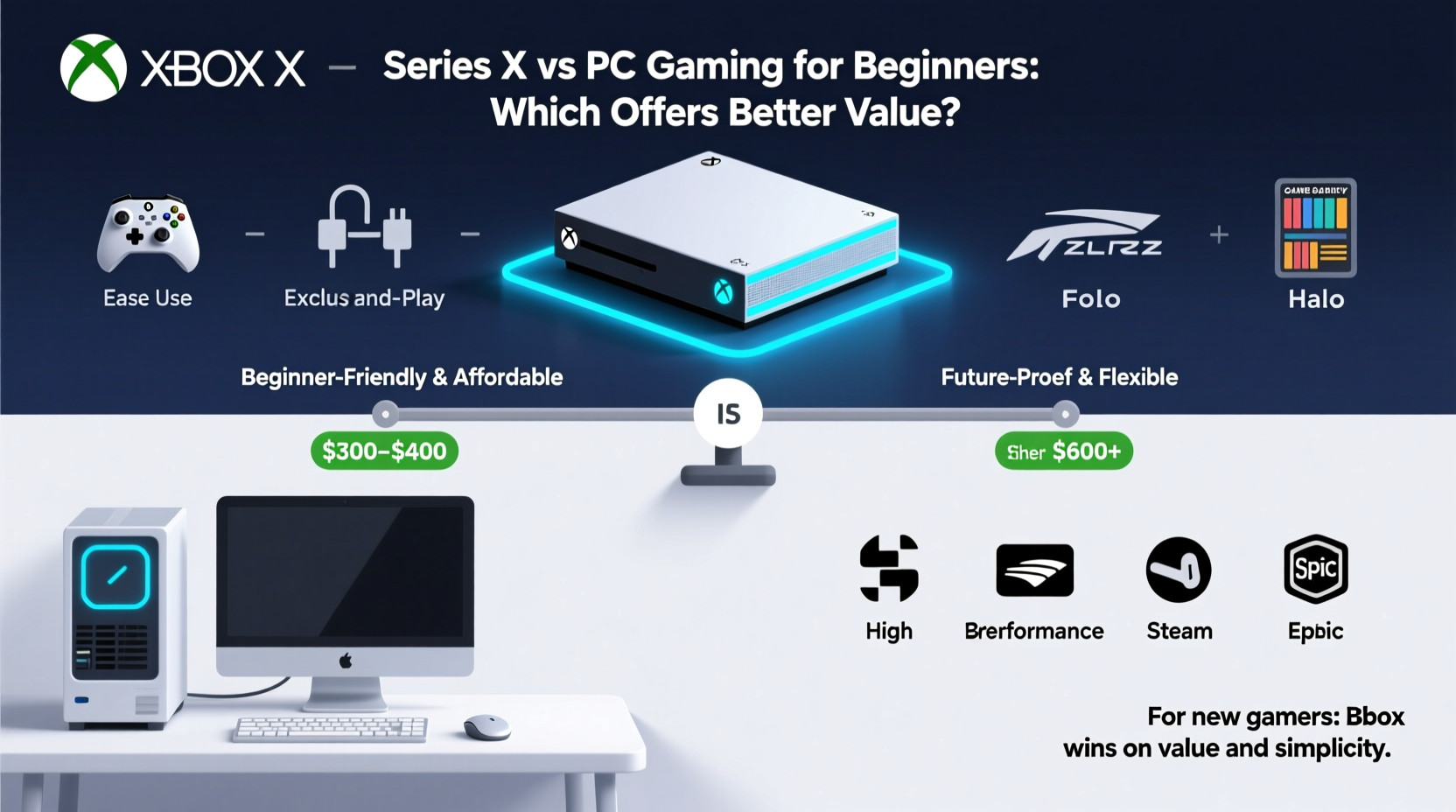 Xbox Series X Vs Pc Gaming For Beginners Which Offers Better Value