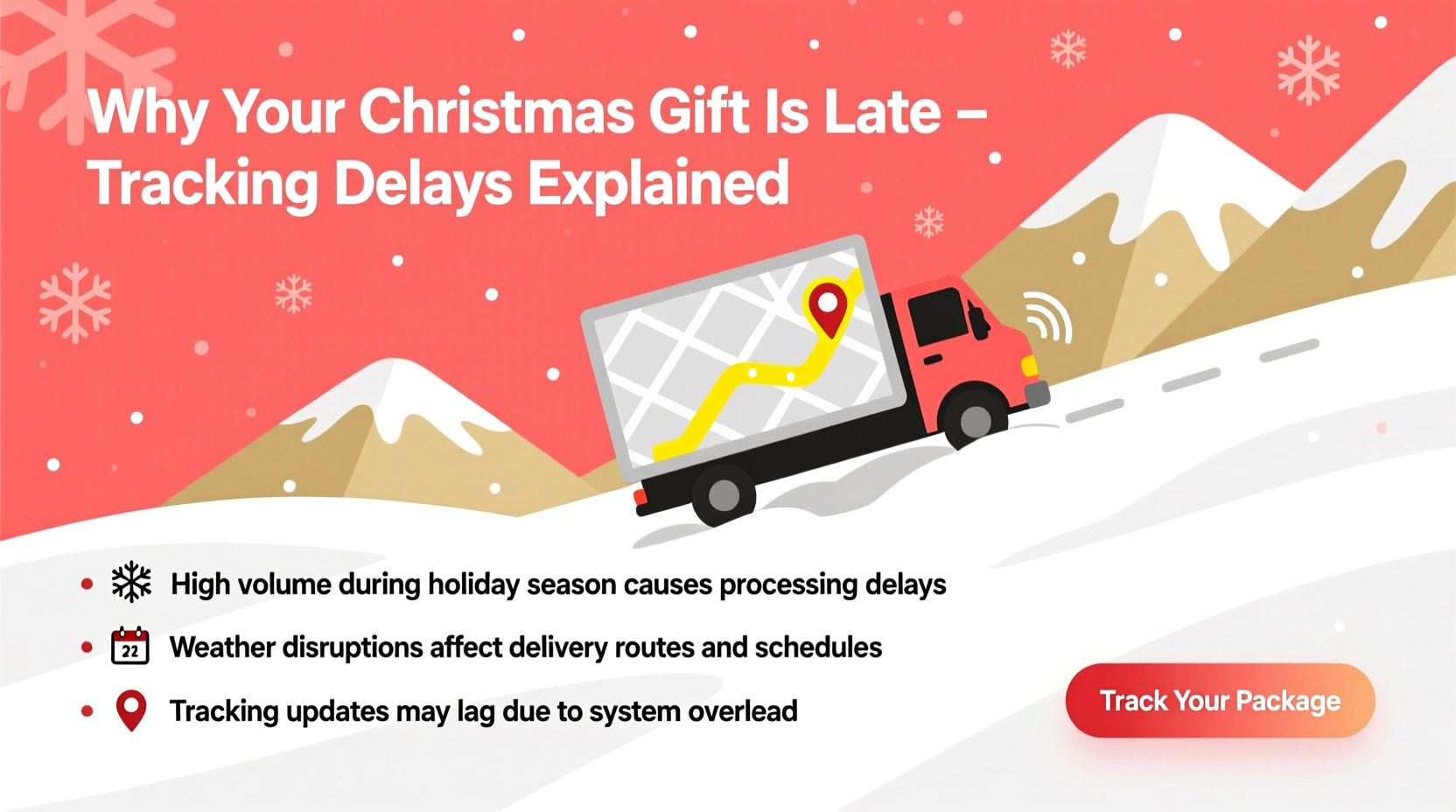 Why Is My Christmas Gift Arriving Late Tracking Delays Explained