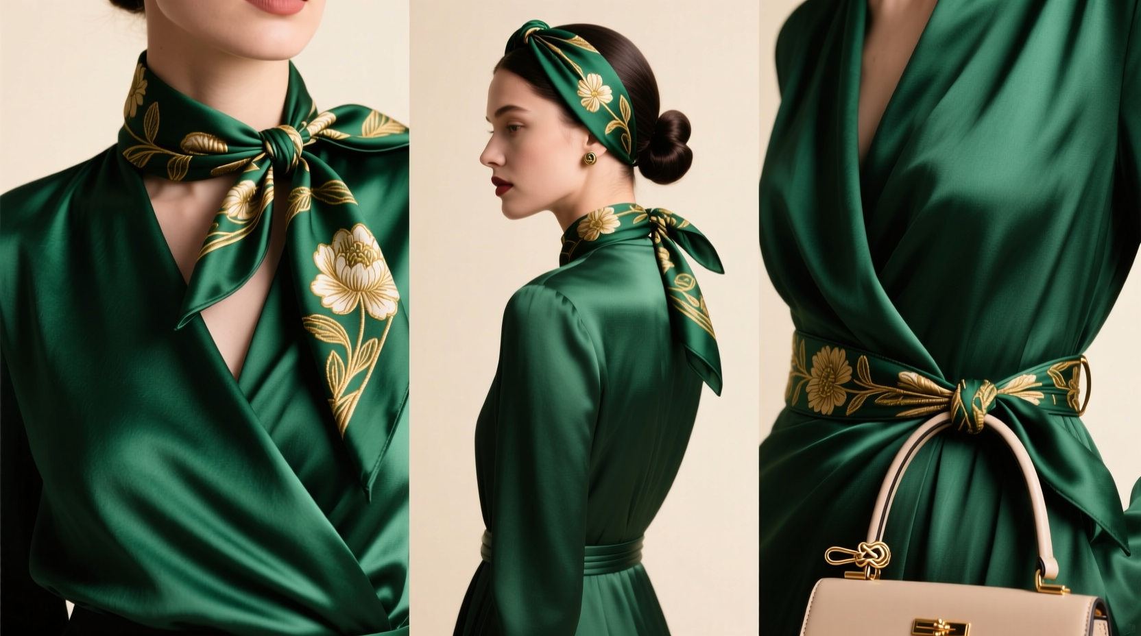 How To Style A Silk Scarf In 5 Different Ways For Maximum Versatility