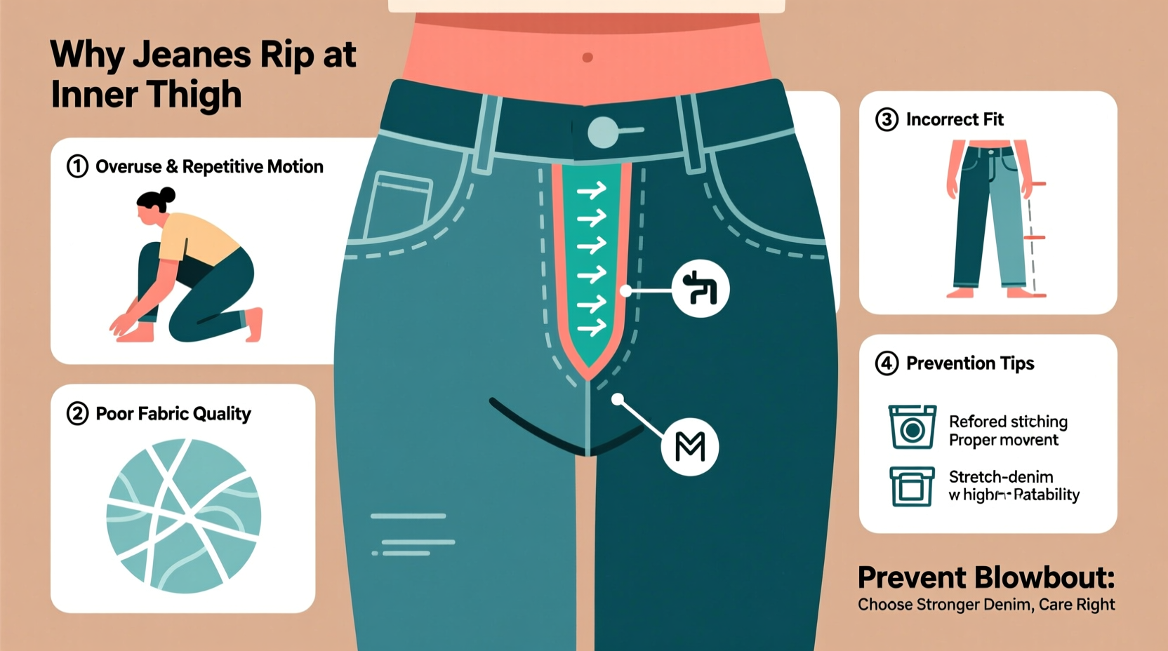 Why Do My Jeans Rip At The Inner Thigh Common Causes And How To Prevent ...