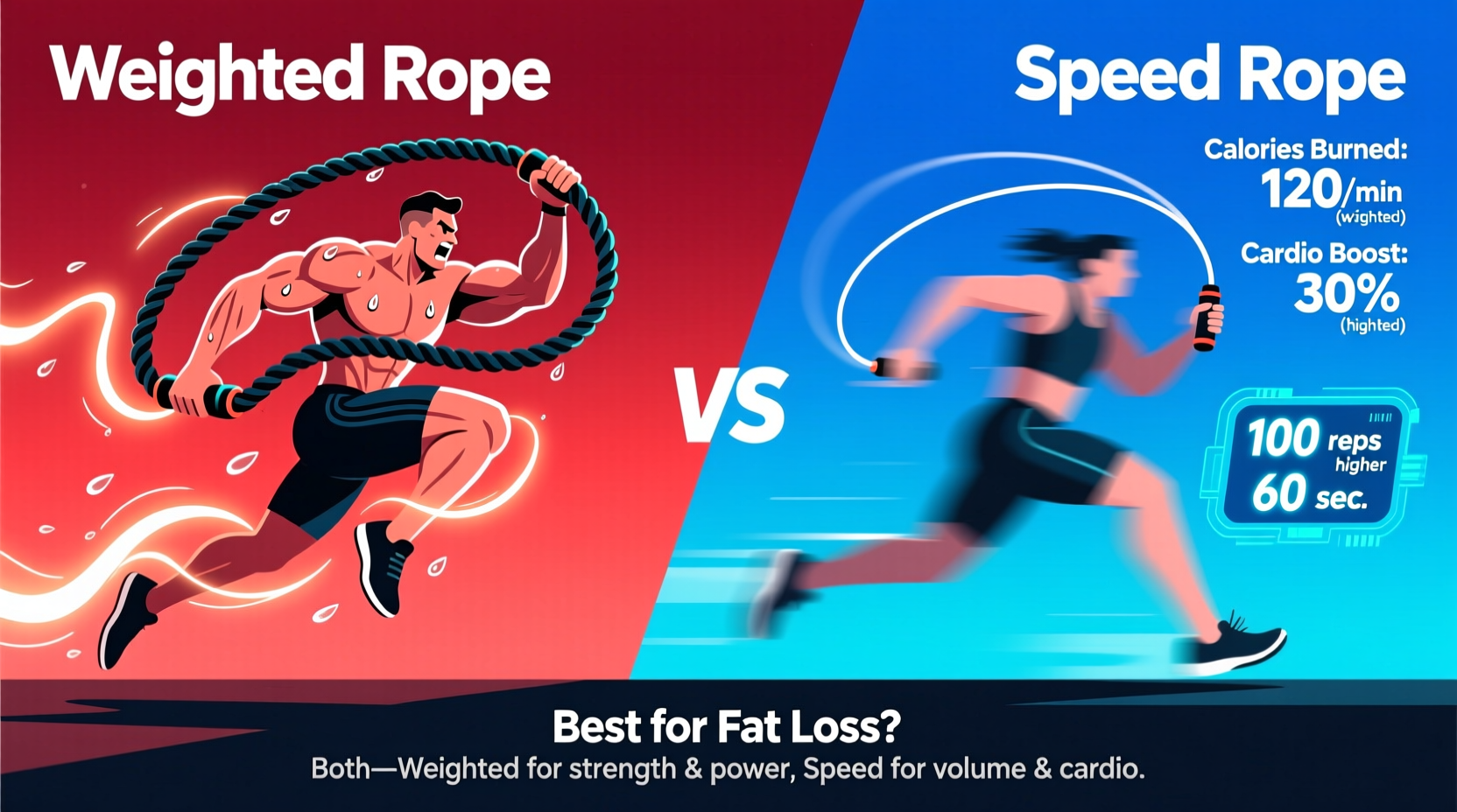 Weighted Jump Rope Vs Speed Rope Which Is Better For Fat Loss