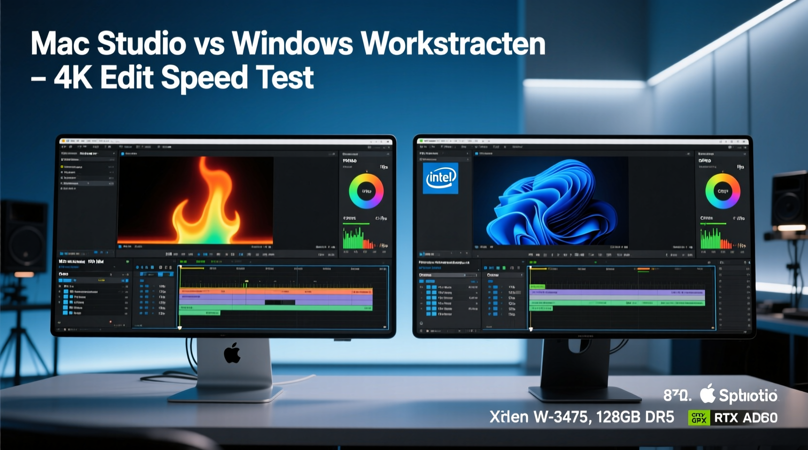 Mac Studio Vs Windows Workstation For 4k Video Editing Speed Test