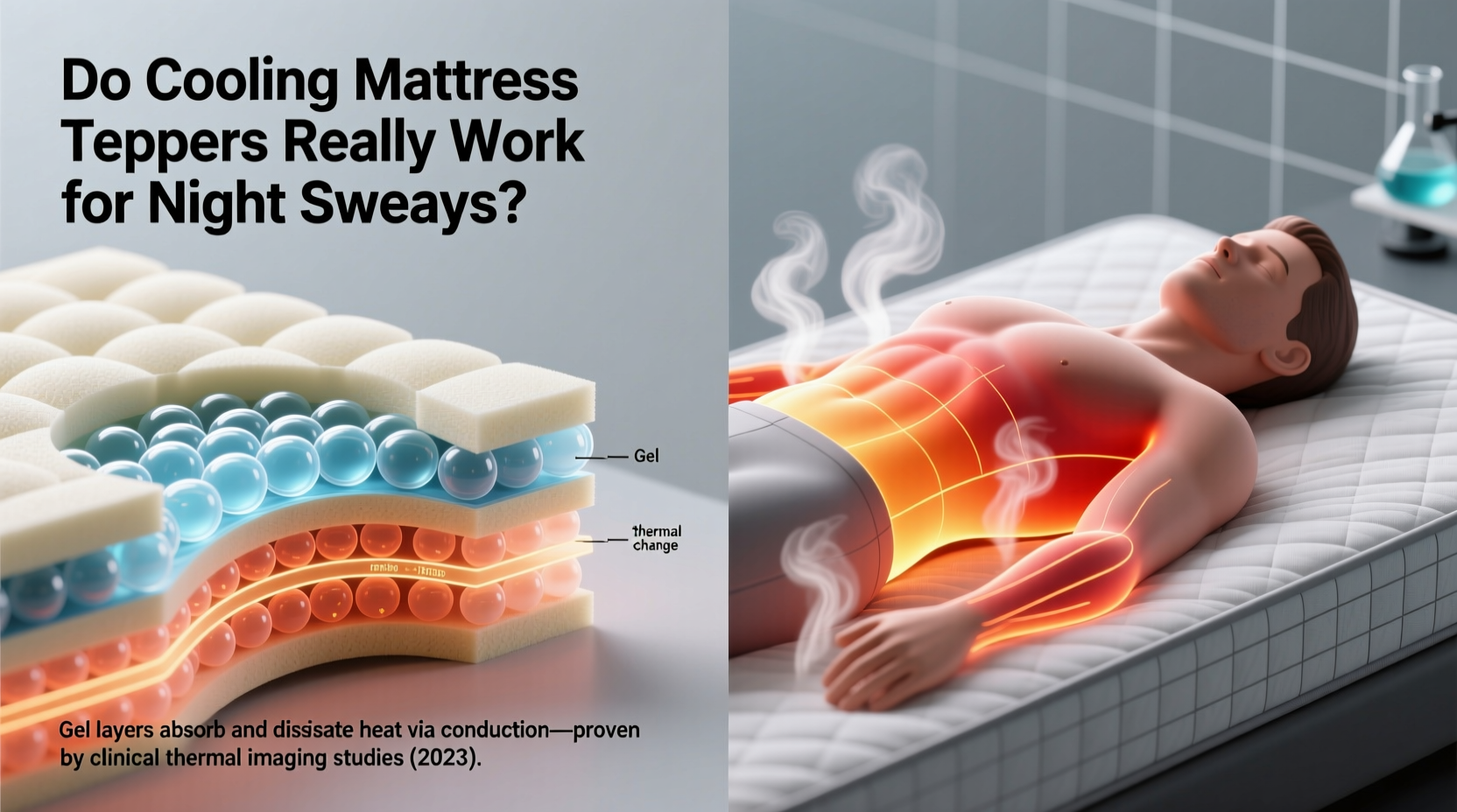 Do Cooling Mattress Toppers Really Work For Night Sweats Science Behind ...