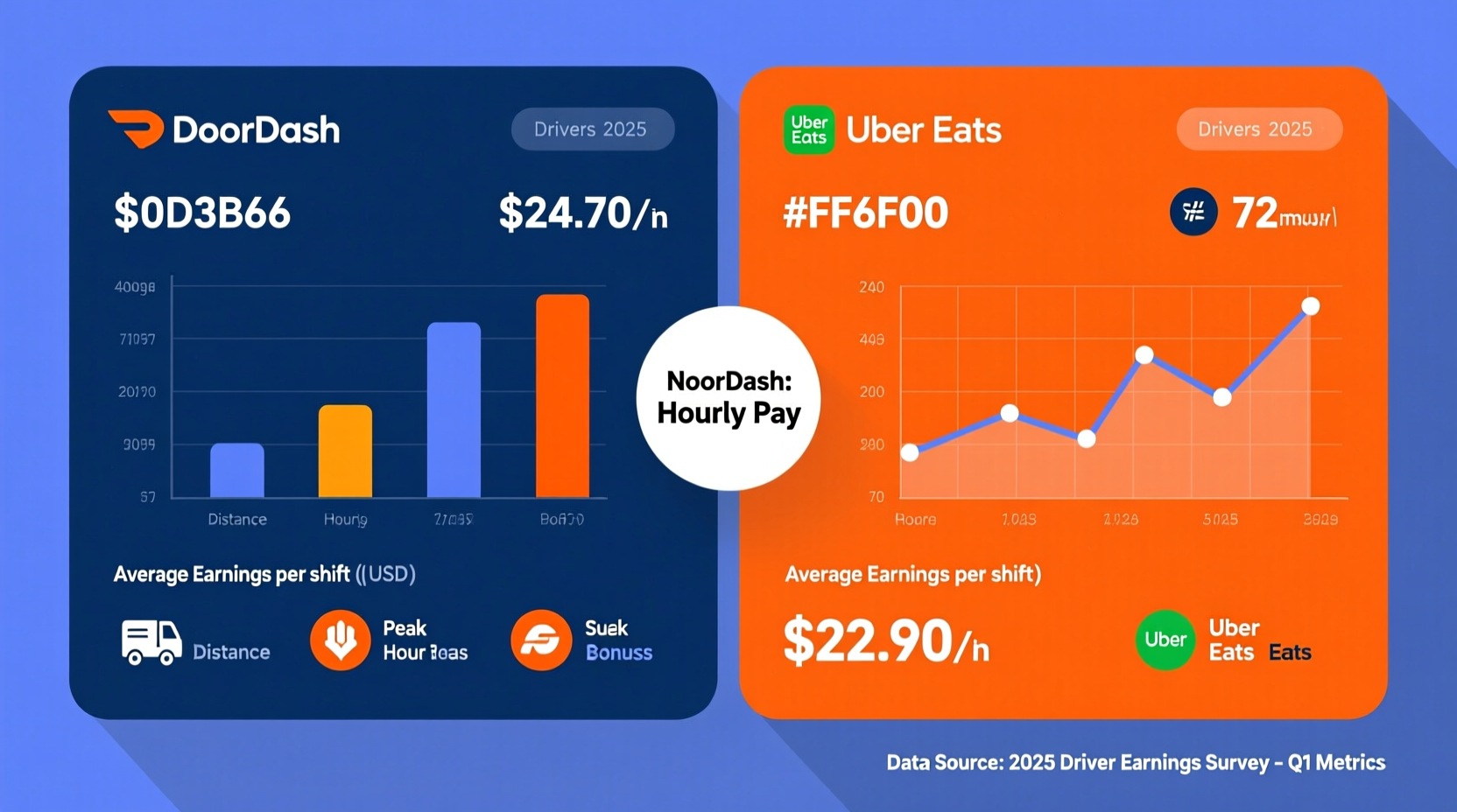 Doordash Vs Uber Eats For Drivers Which App Actually Pays More Per Hour ...