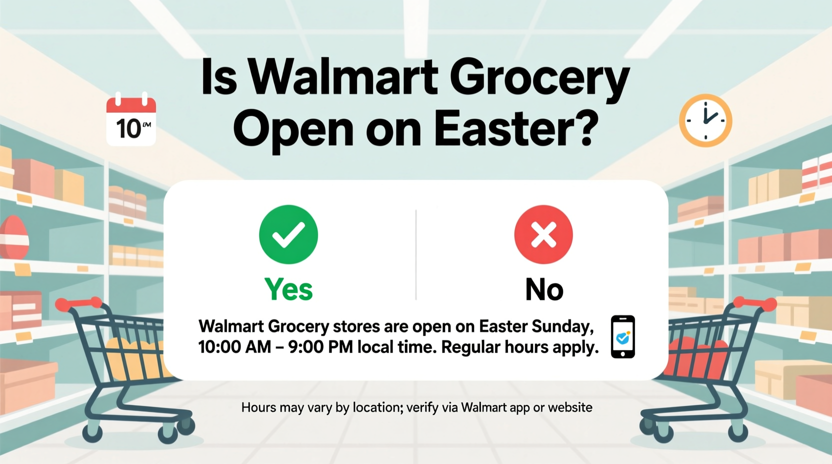 Is Walmart Grocery Open on Easter?
