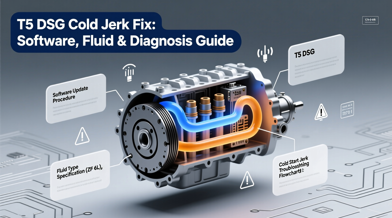 T5 DSG Cold Jerk Fix: Software, Fluid & Diagnosis Guide