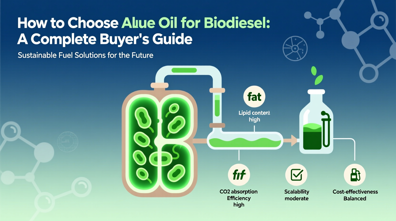How to Choose Algae Oil for Biodiesel: A Complete Buyer's Guide
