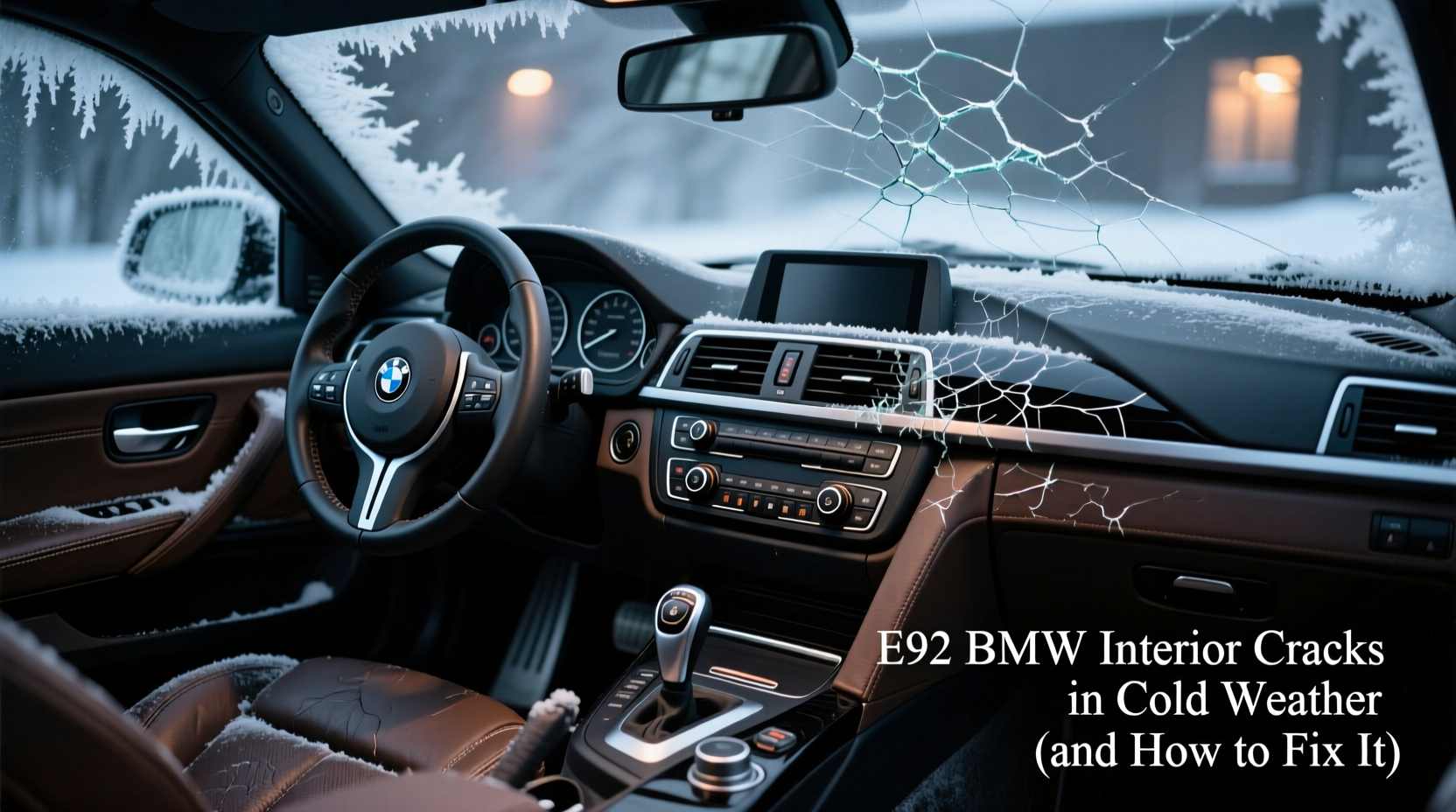 Why E92 BMW Interior Cracks in Cold Weather (and How to Fix It)