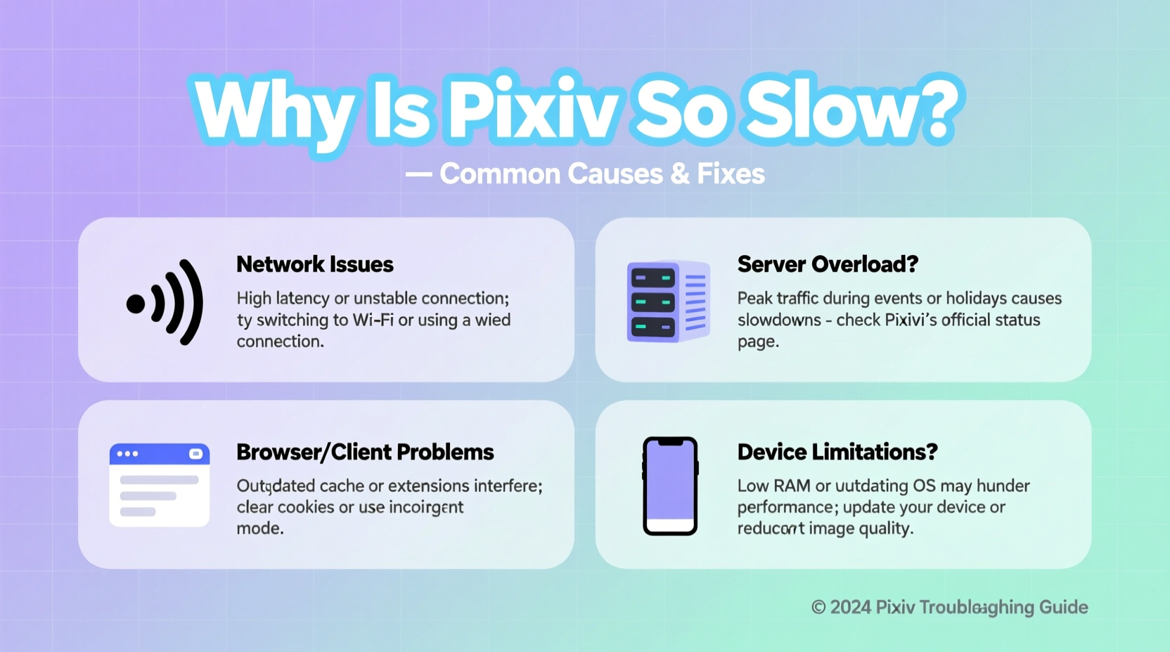 Why Is Pixiv So Slow Troubleshooting Possible Causes