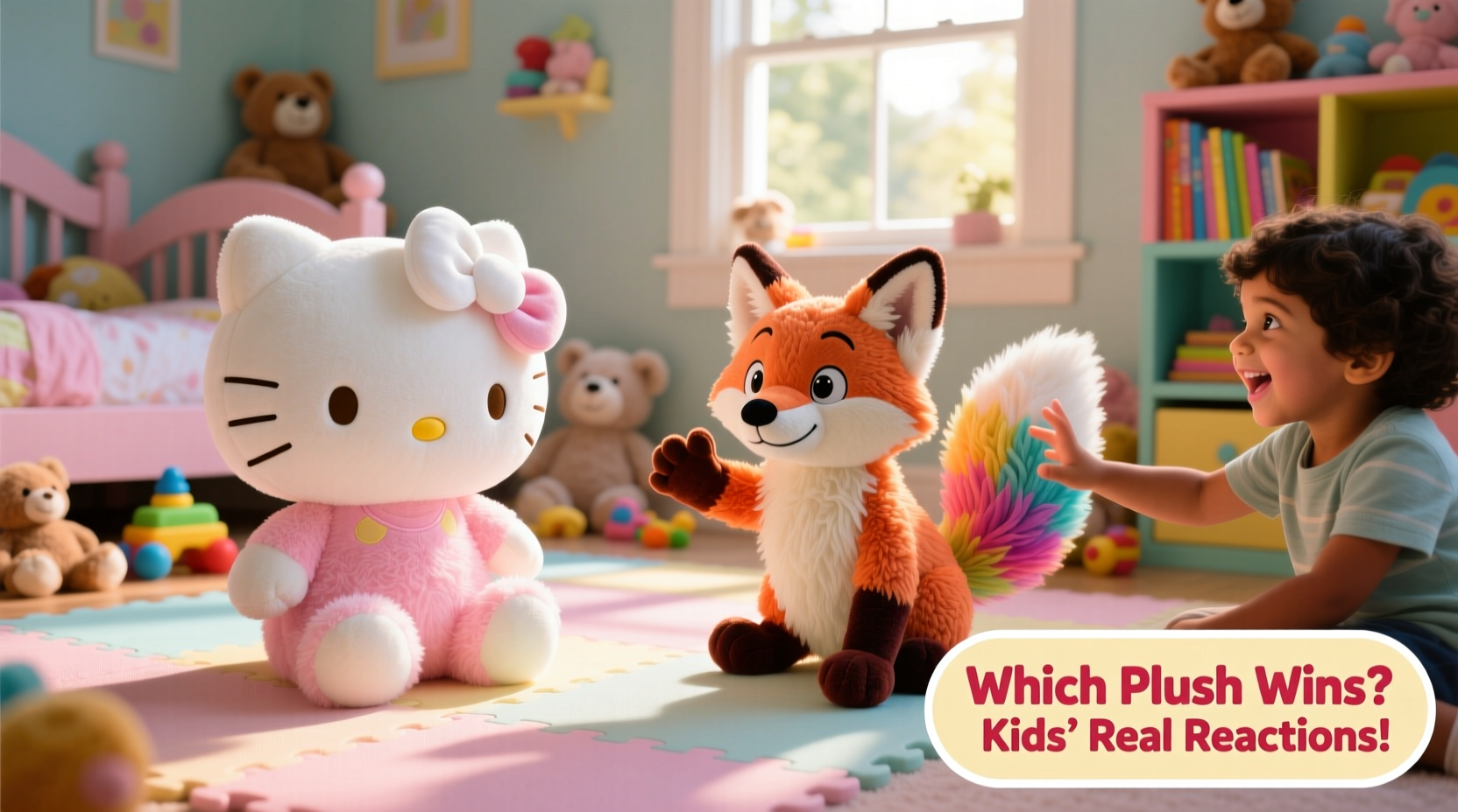 Hello Kitty Plush Vs Animal Plush Which One Do Kids Actually Love More