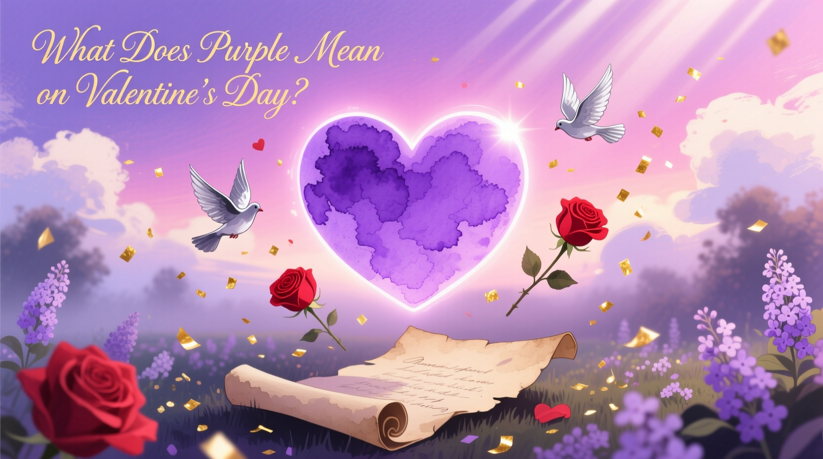 What Does Purple Mean on Valentine's Day?