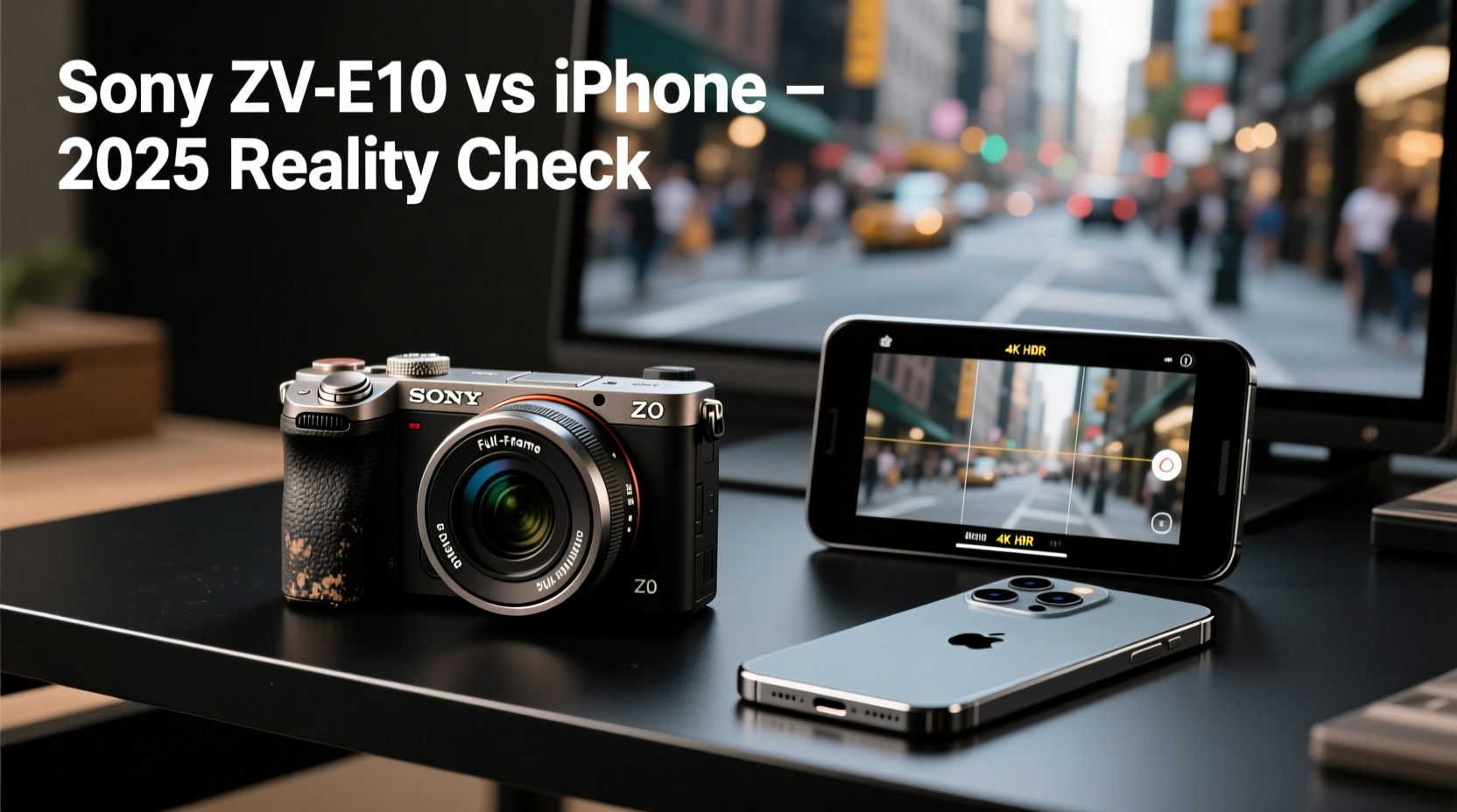 Sony Zv E10 Vs Iphone Is A Real Camera Actually Better Than My Phone In ...
