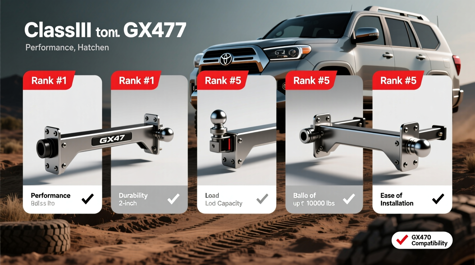 GX470 Tow Hitch Comparison: Best Class III Hitches Ranked