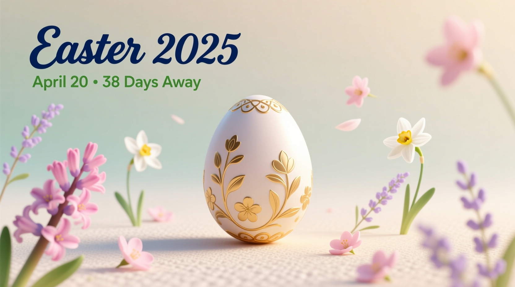 Easter 2025: April 20, 38 Days Away