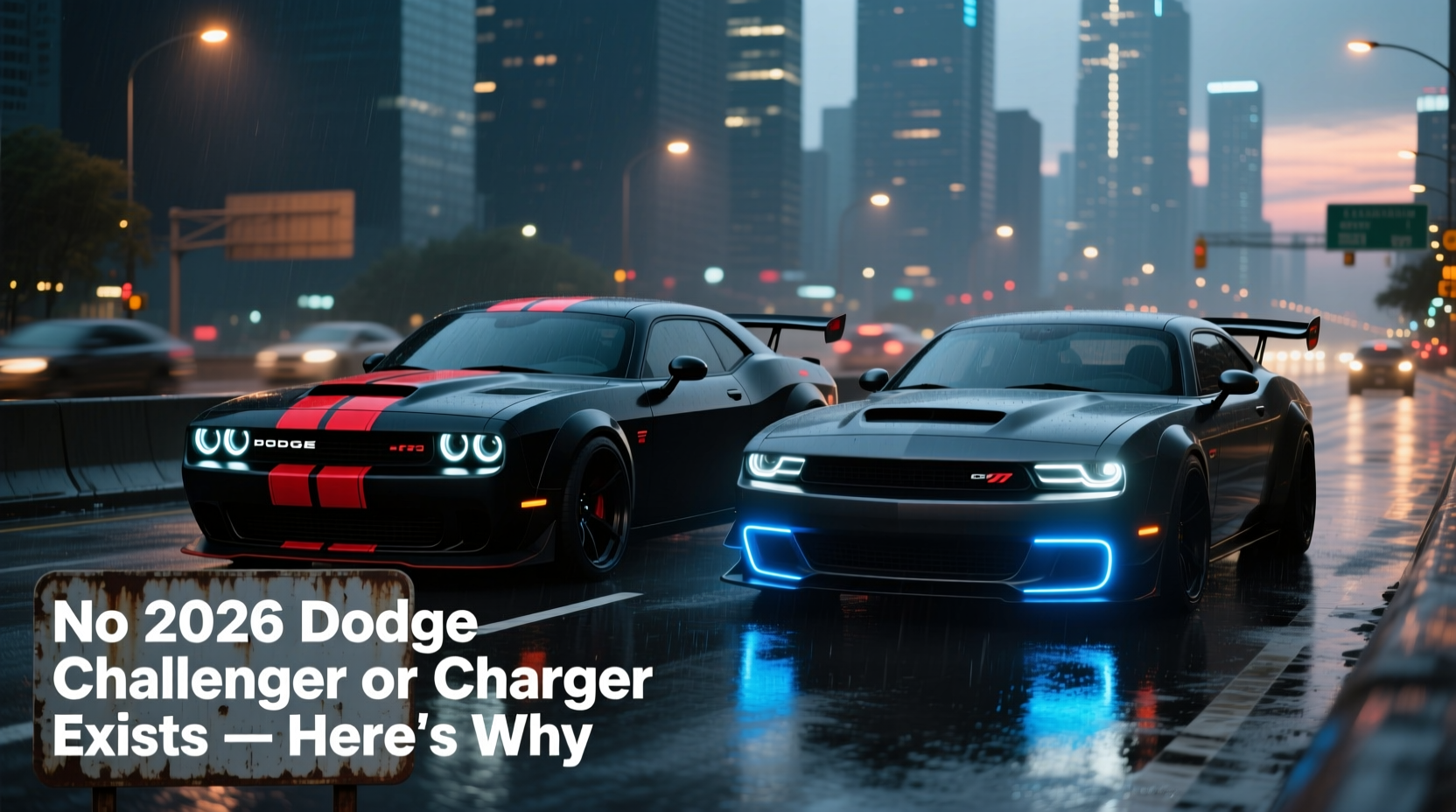No 2026 Dodge Challenger or Charger Exists — Here's Why
