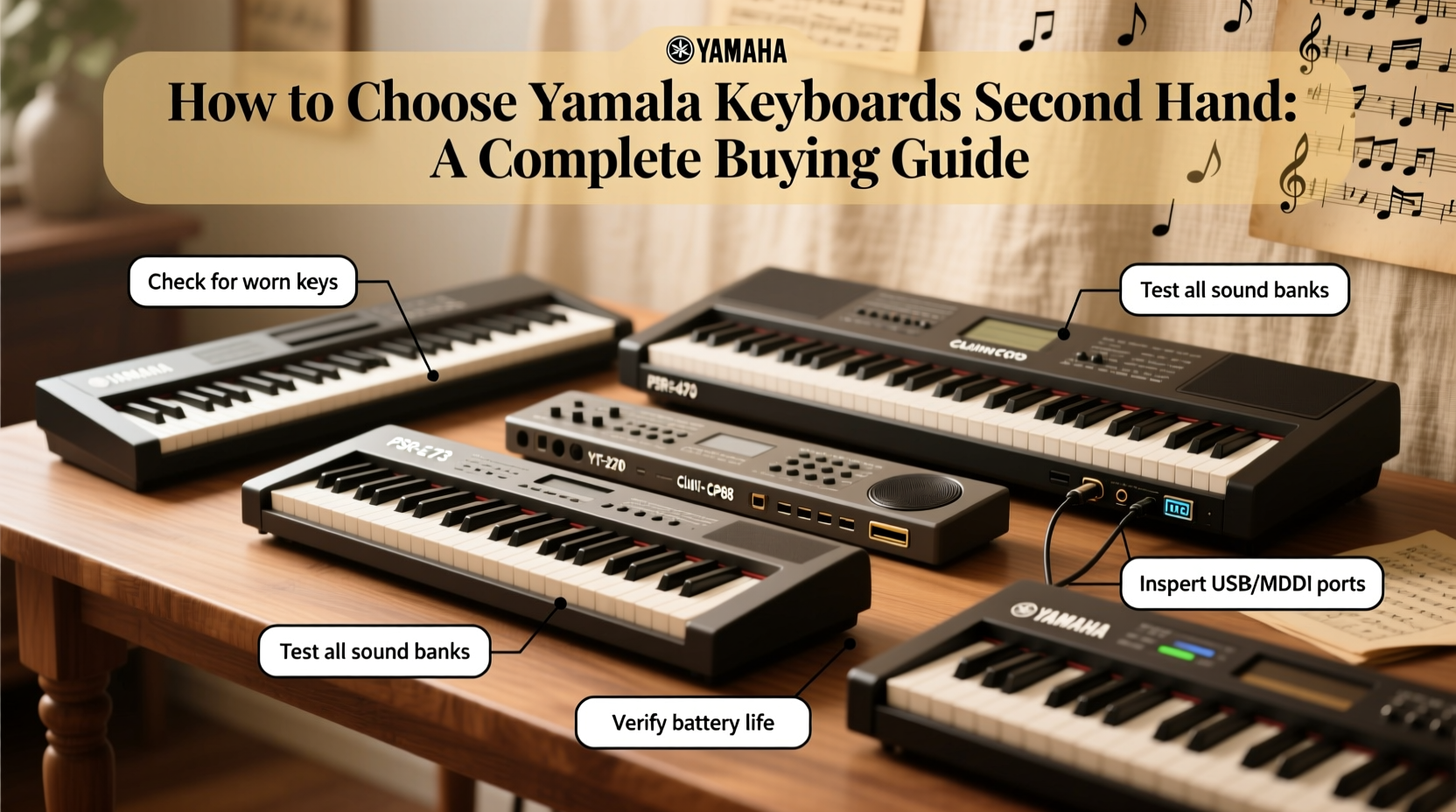 How to Choose Yamaha Keyboards Second Hand: A Complete Buying Guide
