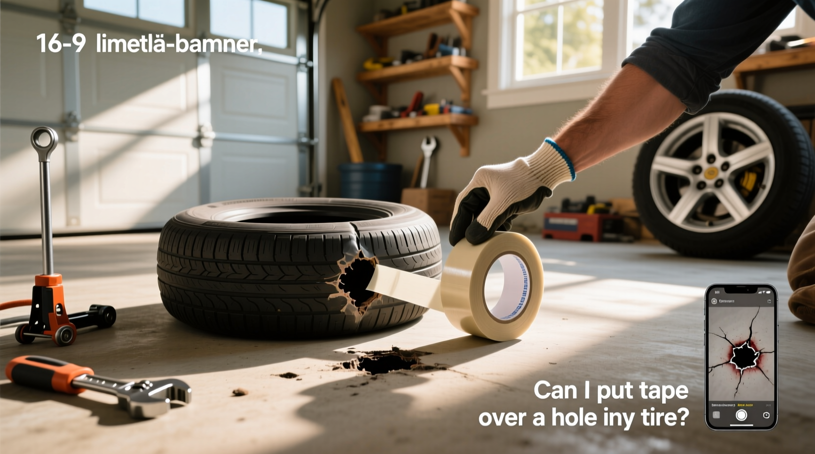 How to Choose Tire Repair Tape, Can I Put Tape Over a Hole in My Tire?
