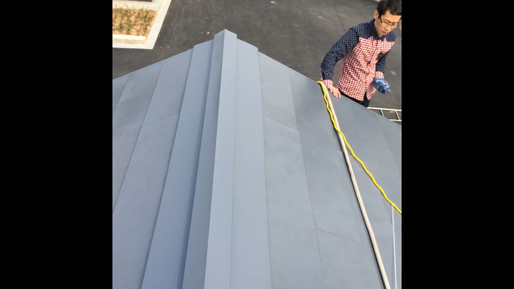 RHEINZINK Titanium Zinc Interlocking Roofing, Wall Cladding, Facade ...