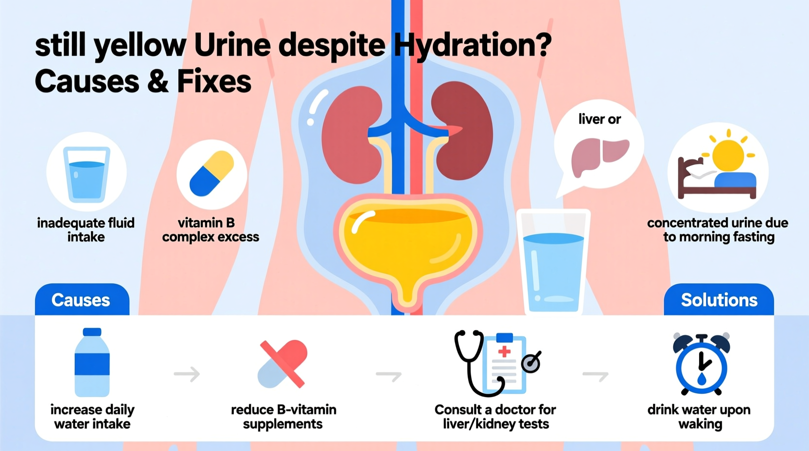 Still Yellow Pee Even When Hydrated Possible Causes Solutions