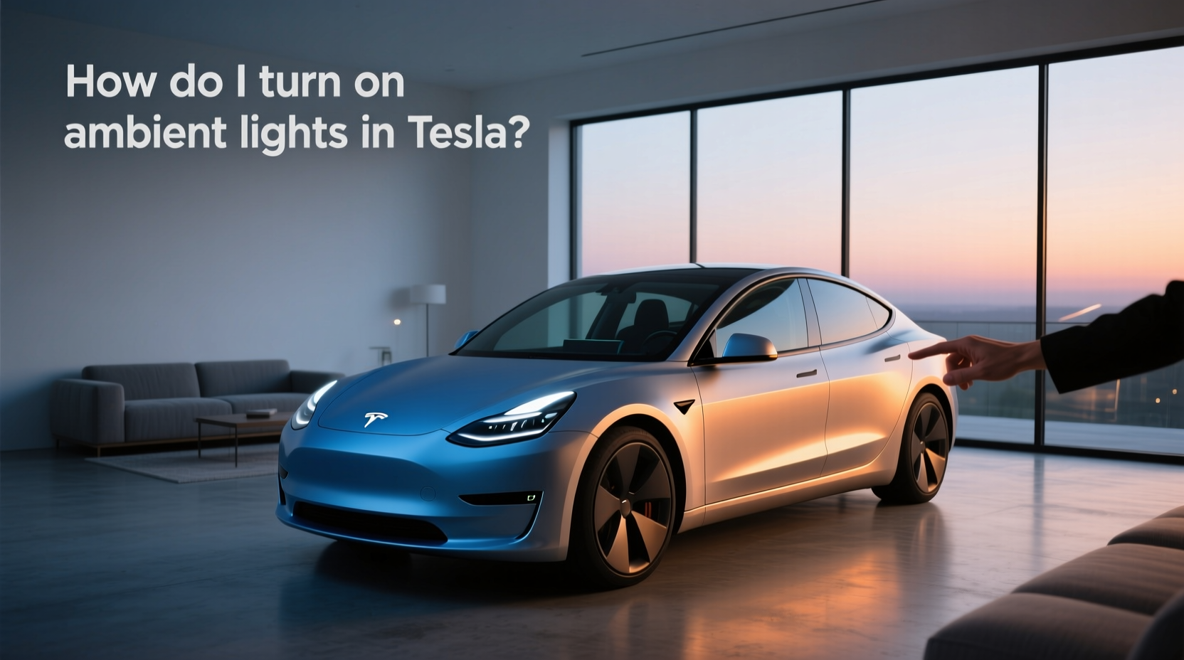 How to Turn On Ambient Lights in Tesla Model 3 Guide