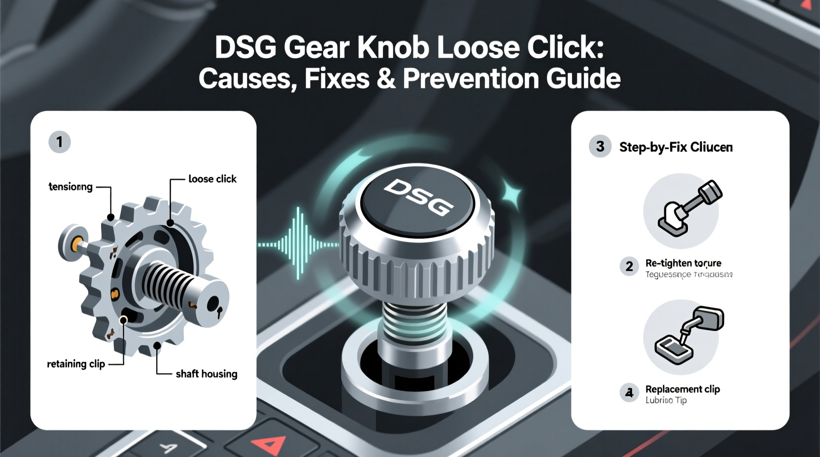 DSG Gear Knob Loose Click: Causes, Fixes & Prevention Guide