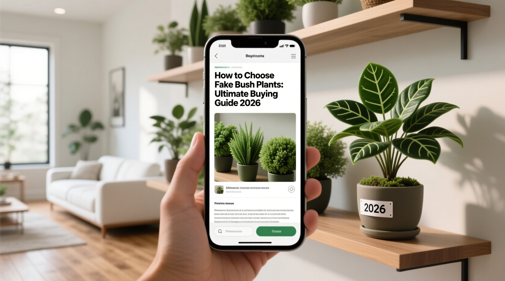 How to Choose Fake Bush Plants: Ultimate Buying Guide 2026