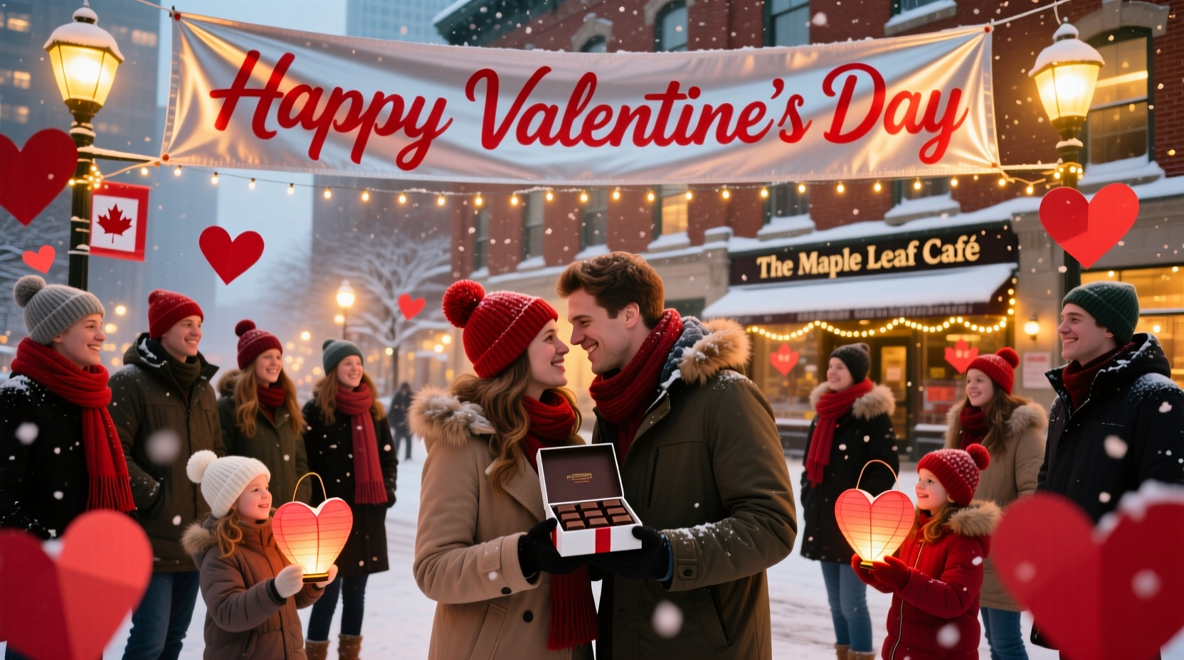 Canadians Celebrate Valentine's Day on February 14