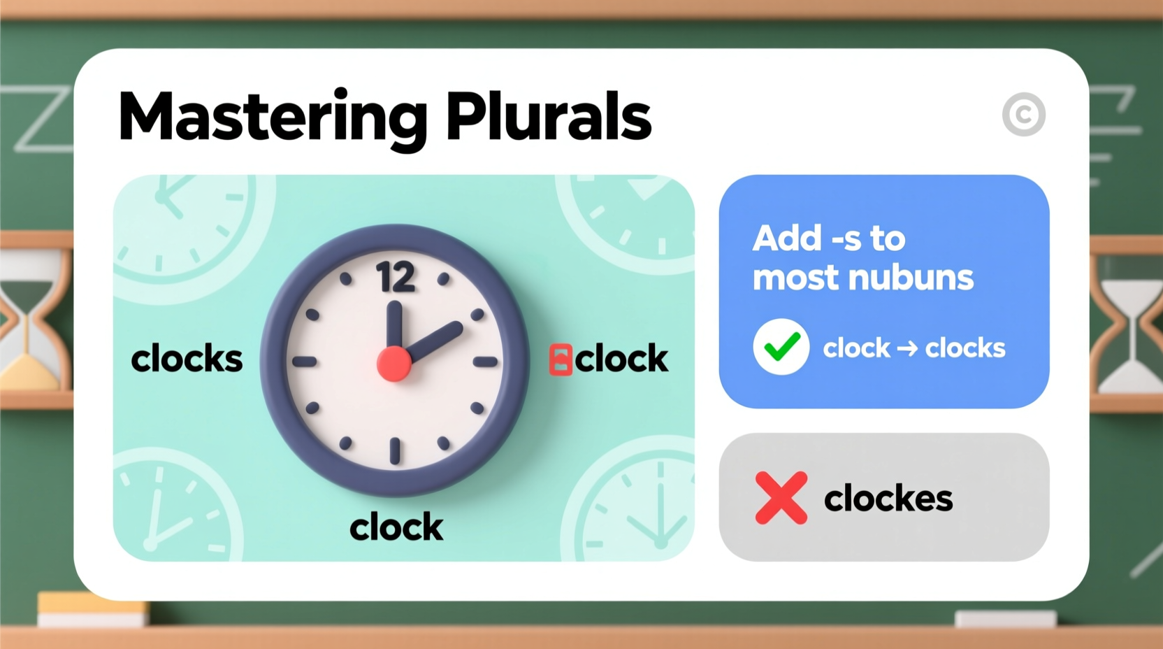 Mastering Plurals A Clear Guide On How To Write Clock In Plural Form Correctly
