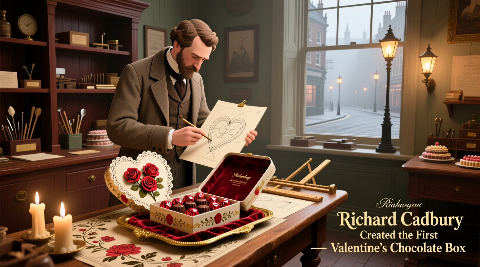 Richard Cadbury Invented the First Valentine's Chocolate Box