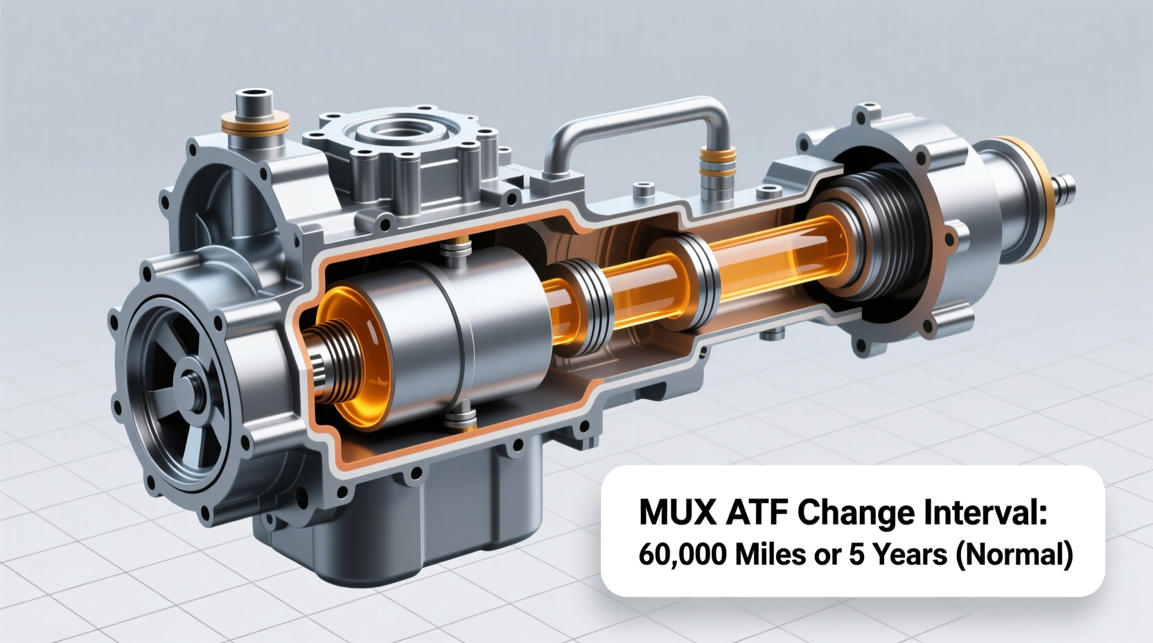 MUX ATF Change Interval: 60,000 Miles or 5 Years (Normal)