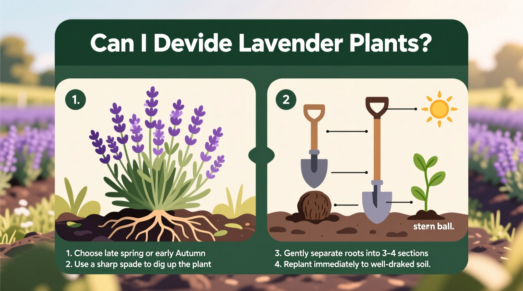 How To Divide Lavender Plants