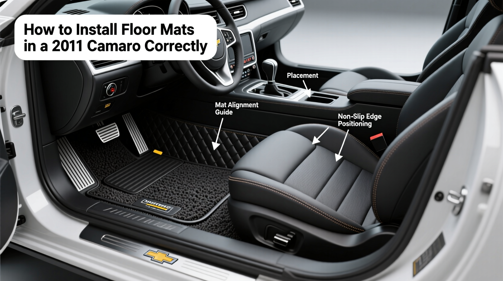 How to Install Floor Mats in a 2011 Camaro Correctly