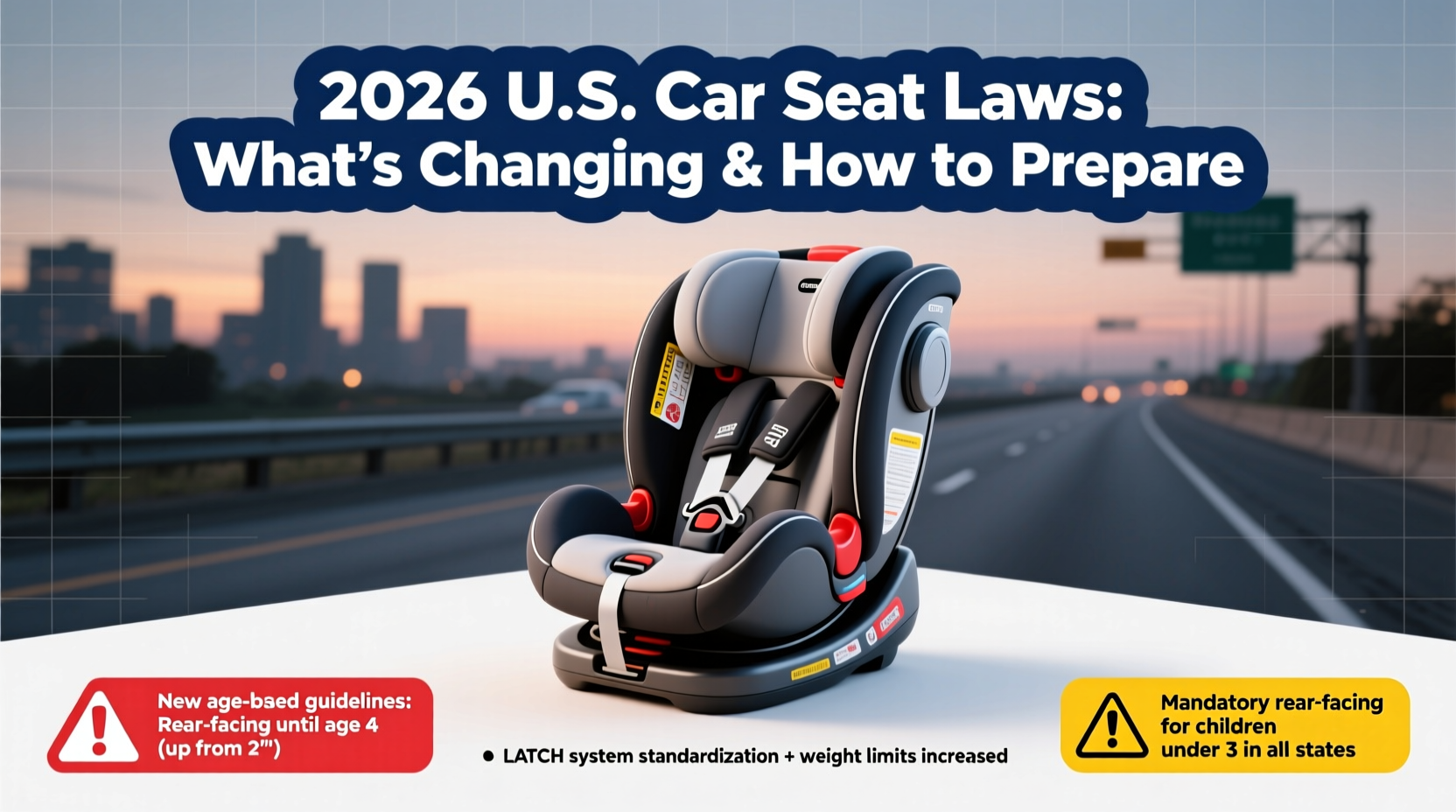 2026 US Car Seat Laws: What’s Changing & How to Prepare