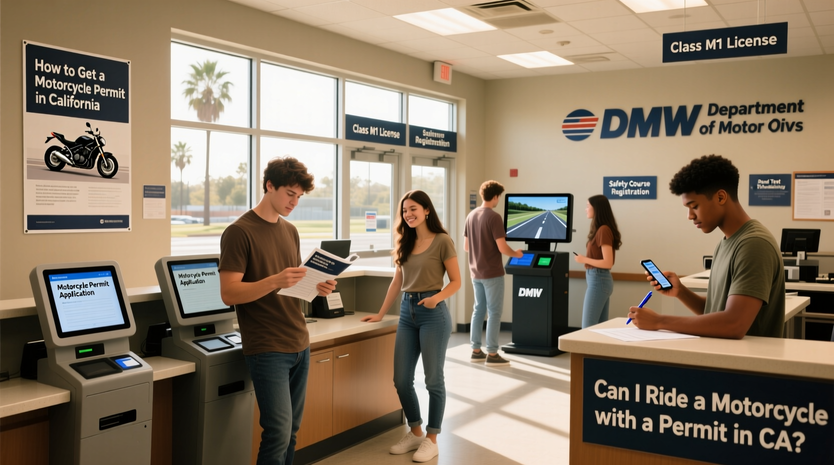 How to Get a Motorcycle Permit in California: Full Guide